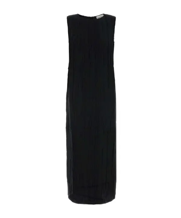 Loulou De Saison Minga Fitted Midi Dress - Black