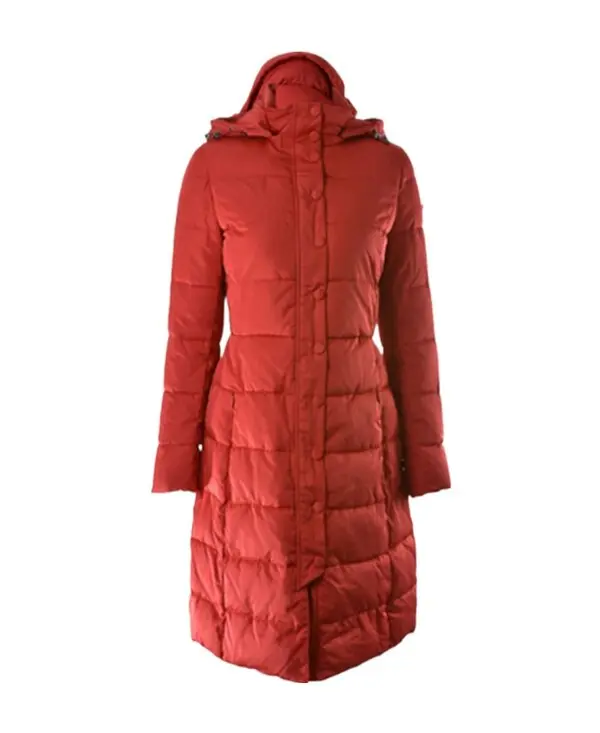 Emporio Armani Eagle Label Hooded Cotton-padded Suit - Red
