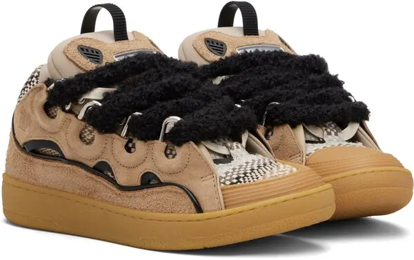 LANVIN Curb Lace-up Sneakers