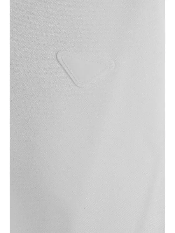 Prada Logo Patch Polo Shirt