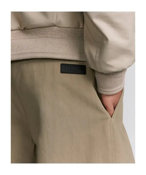 Dior Cargo Pants With Utility Buckle - Beige