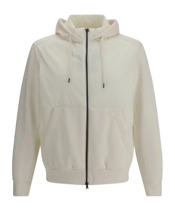 Herno Zip-up Drawstring Hooded Jacket