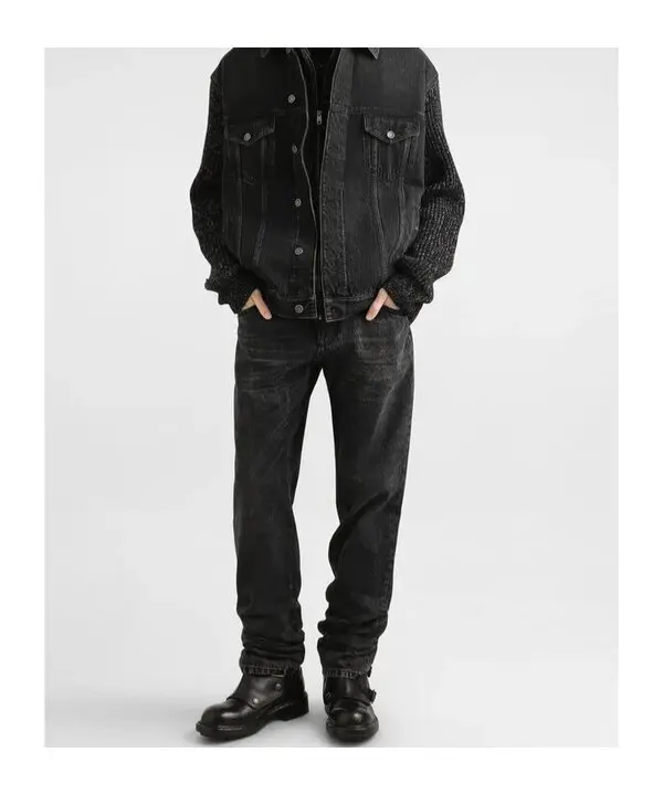 Dolce & Gabbana Logo Plaque Cotton Jeans - Multi-color