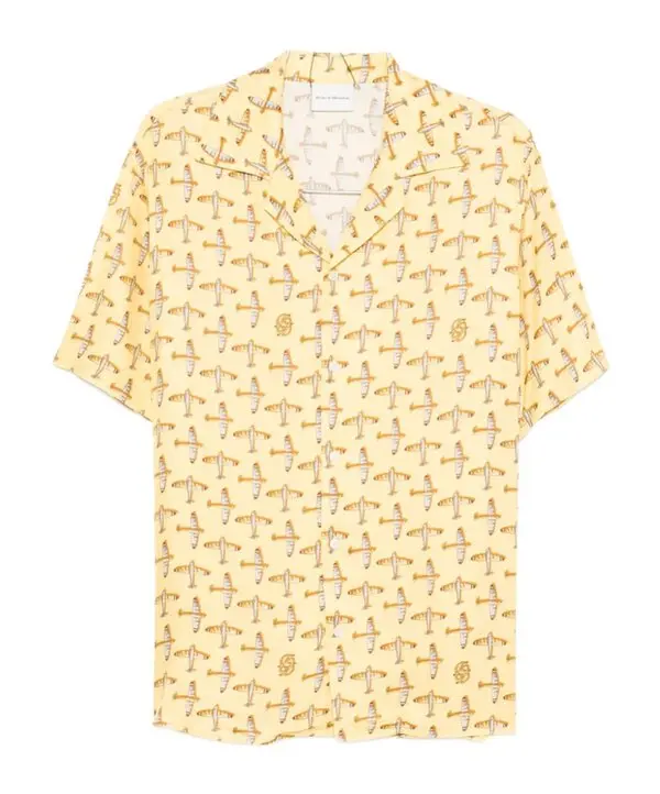 Drole De Monsieur Short Sleeve Shirt - Nude