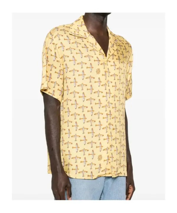 Drole De Monsieur Short Sleeve Shirt - Nude