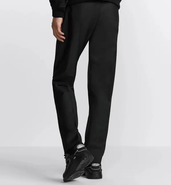 Dior High Waist Straight Leg Trousers - Grey