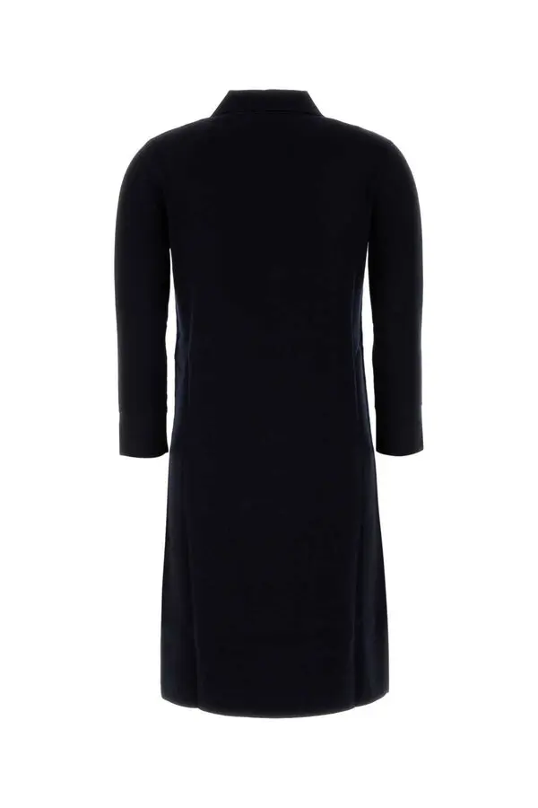 Max Mara Zip Detailed Dress - Black