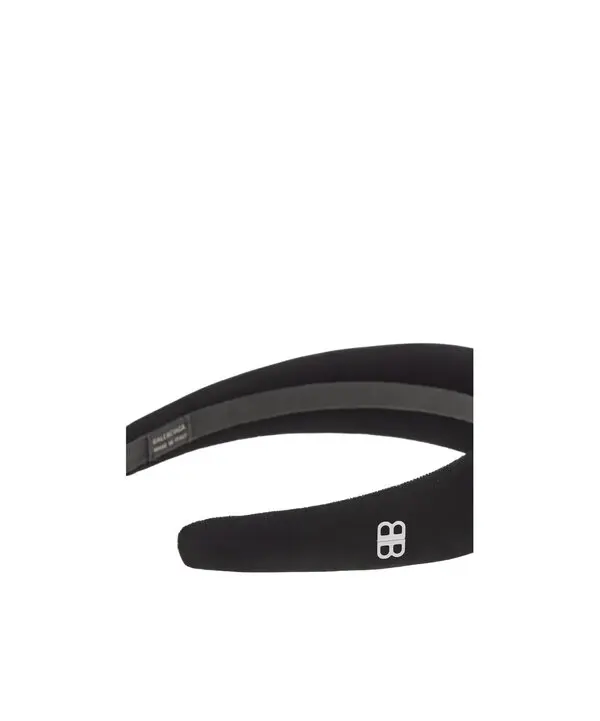 Balenciaga Headband - Black/bright Silver