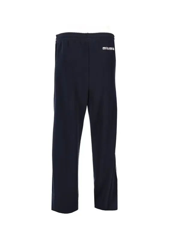 Miu Miu Elasticated Waistband Pleated Trousers