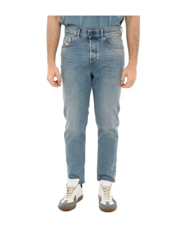 DIESEL® Slim Faded Logo Jeans