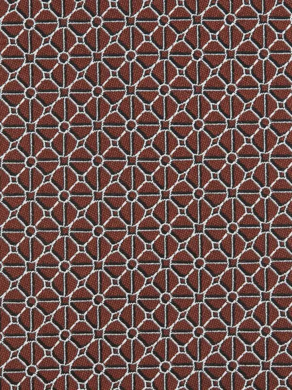 Zegna Geometric Floral Jacquard Neck Tie