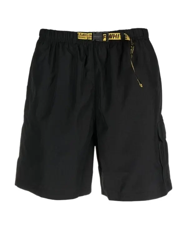 Off-White Industrial Strap Swimming Shorts - Black