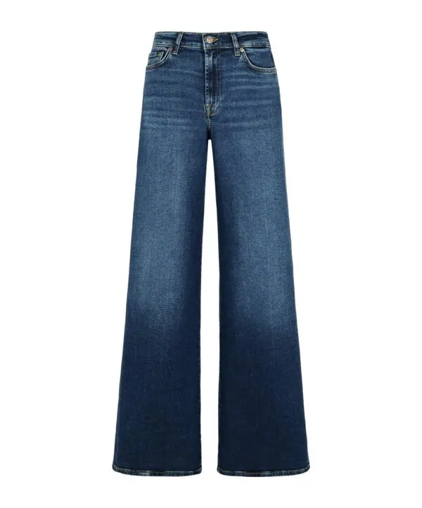 7 For All Mankind Logo Denim Jeans - Blue