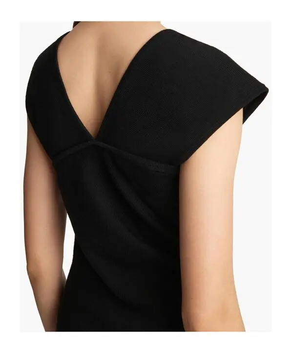 Khaite Josif Top With Cap Sleeves And Square Neck