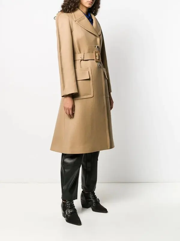 Givenchy Single-breasted Belted Coat