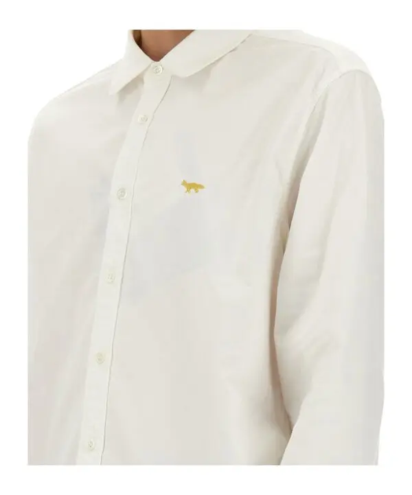 Junya Watanabe X Maison Kitsuné Logo-embroidered Shirt