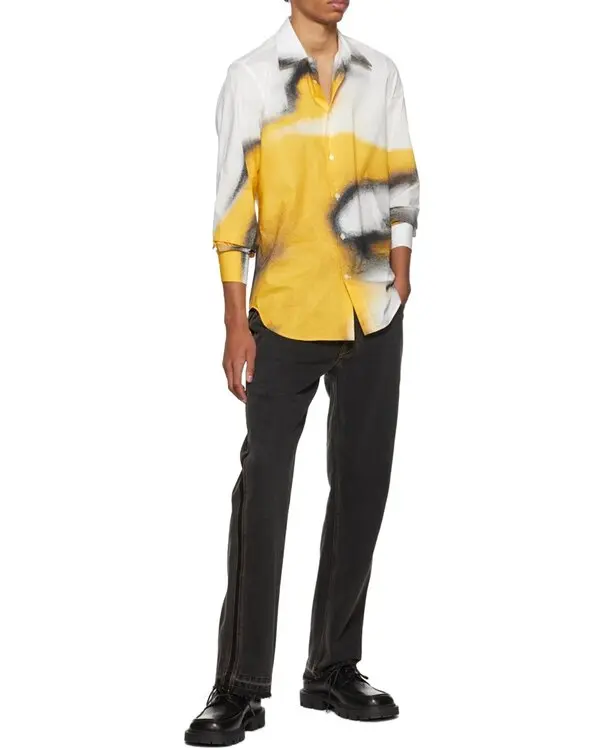Alexander McQueen Straight-leg Jeans With Side Stripe Detail