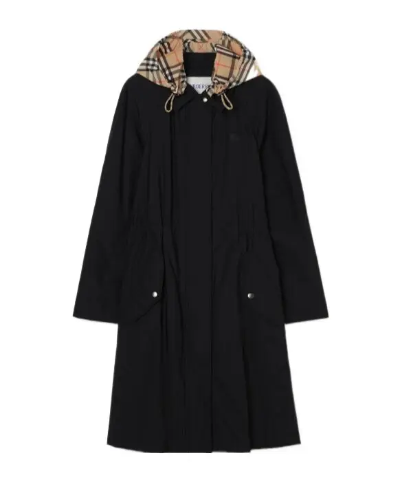 Burberry Newbury Hooded Parka - Black