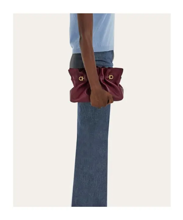 FERRAGAMO Gancio Soft-bag - Plum