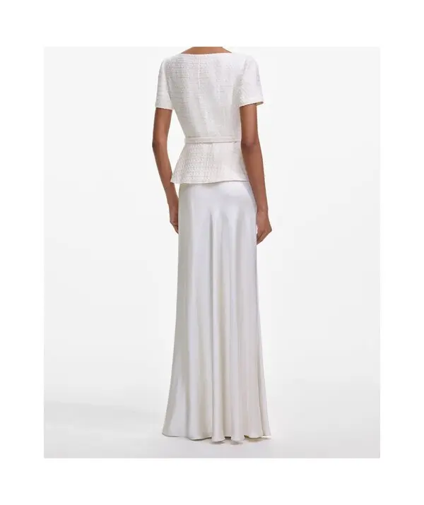 SELF-PORTRAIT Paneled Maxi Dress