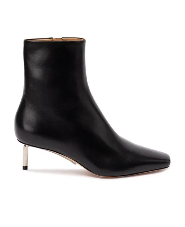 Off-White Square Toe Ankle Boots