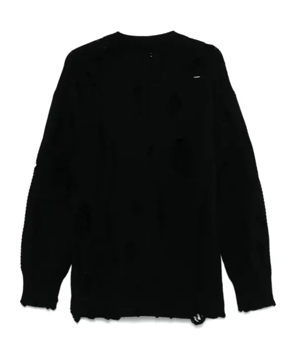 Junya Watanabe Distressed Crew Neck Jumper