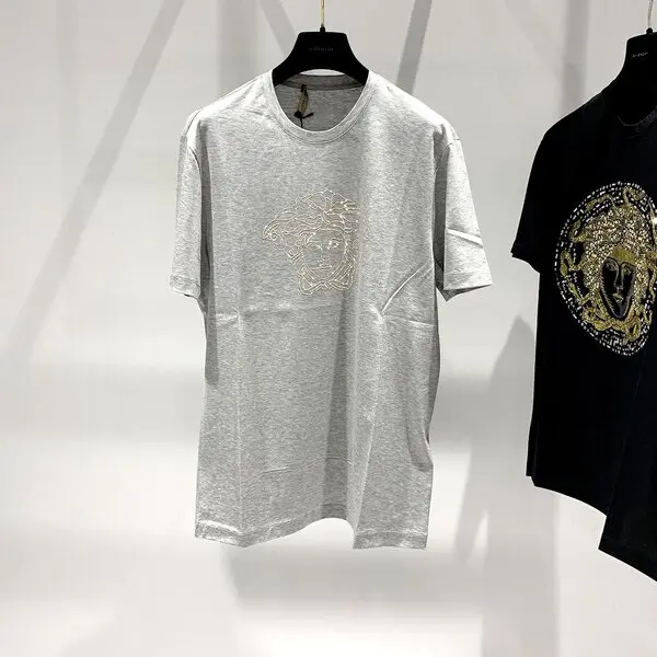 Versace Medusa Logo T-shirt With Round Neck
