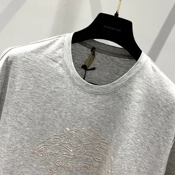 Versace Medusa Logo T-shirt With Round Neck