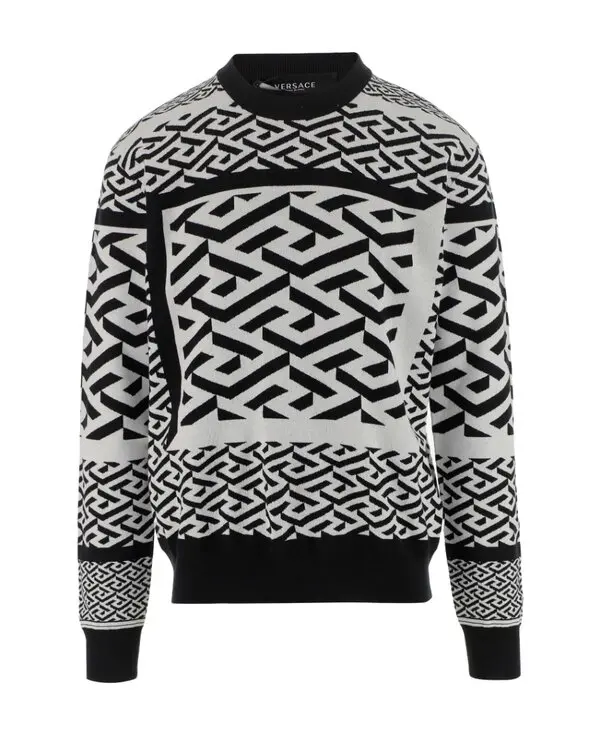 Versace La Greca Knitted Jumper