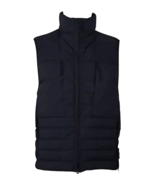 Stone Island Quilted High-neck Down Vest - Blue