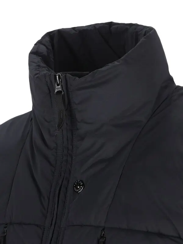 Stone Island Quilted High-neck Down Vest - Blue