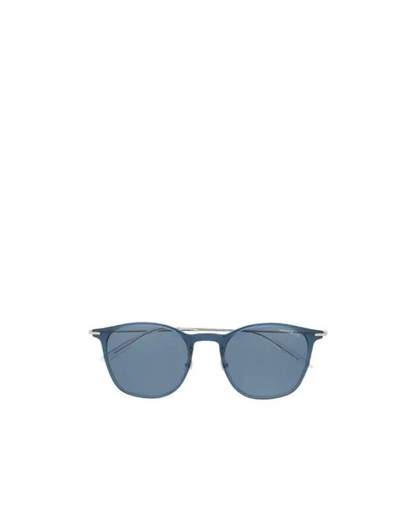 Montblanc Injection Round Sunglasses - Blue