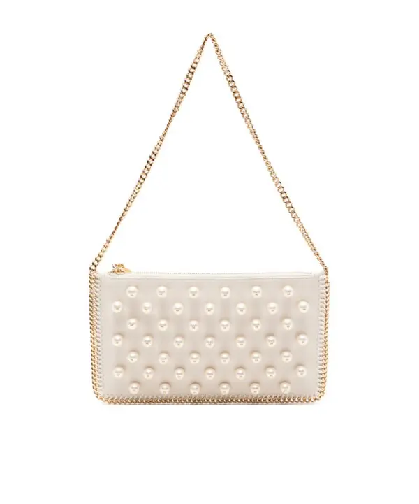 Stella McCartney Embellished Clutch Bag With Chain Strap