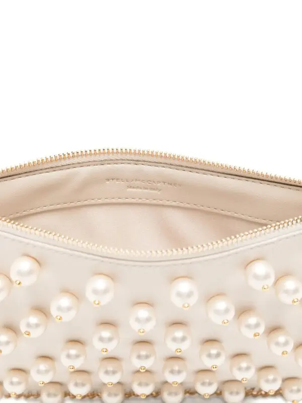 Stella McCartney Embellished Clutch Bag With Chain Strap