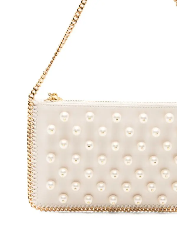 Stella McCartney Embellished Clutch Bag With Chain Strap