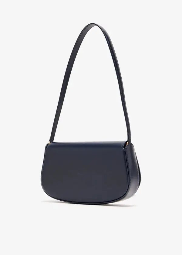 Saint Laurent Voltaire Foldover Top Mini Shoulder Bag - Black
