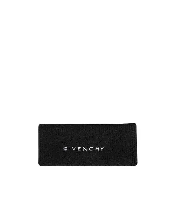 Givenchy Logo Embroidered Headband - Black
