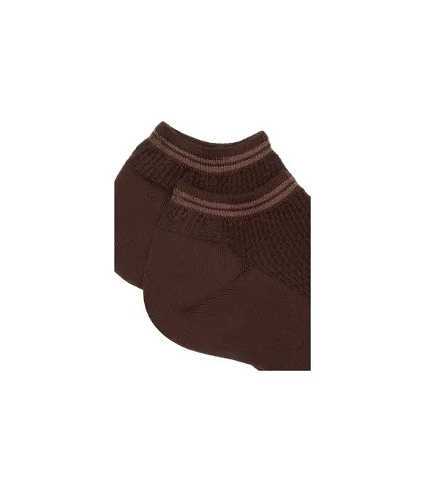 Zegna Cotton Blend Socks - Brown