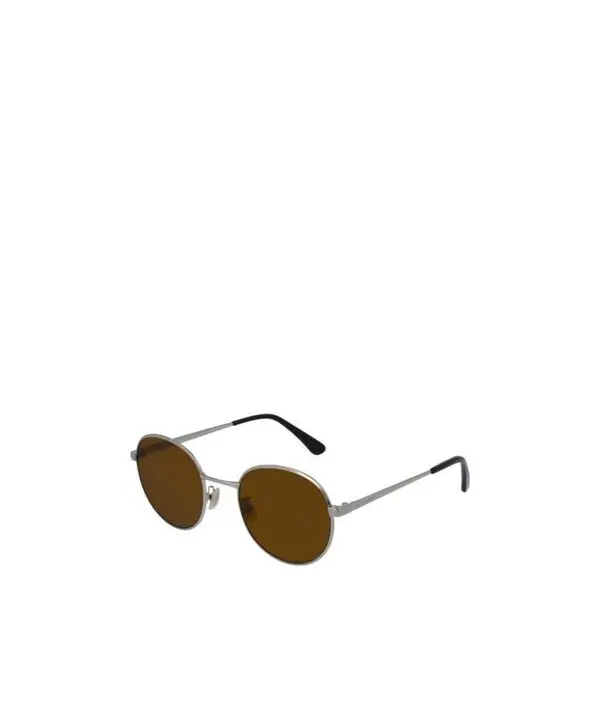 Saint Laurent Round Frame Sunglasses - Brown