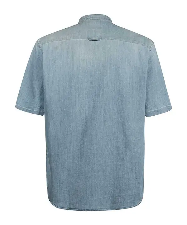 DONDUP Mandarin Collar Denim Shirt