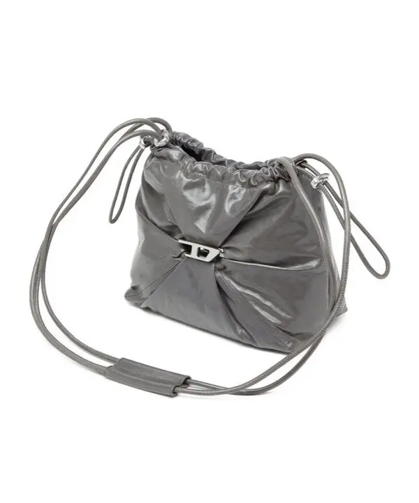 DIESEL® Scrunch-d Bucket Bag - Grey