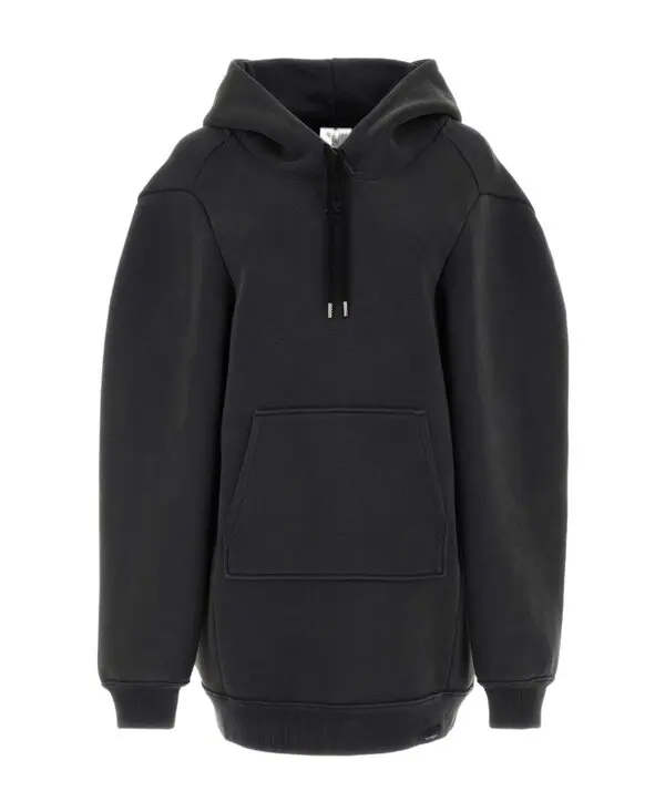 COURREGES Logo Embroidered Hooded Dress
