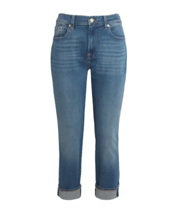 7 For All Mankind Belt Loop Jeans - Blue