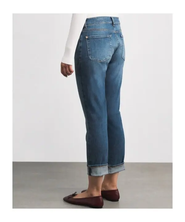 7 For All Mankind Mid-rise Belt Loop Jeans - Blue