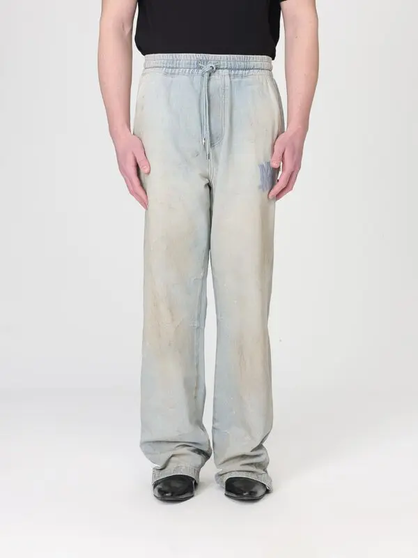 Amiri Belt Loop Jeans - White