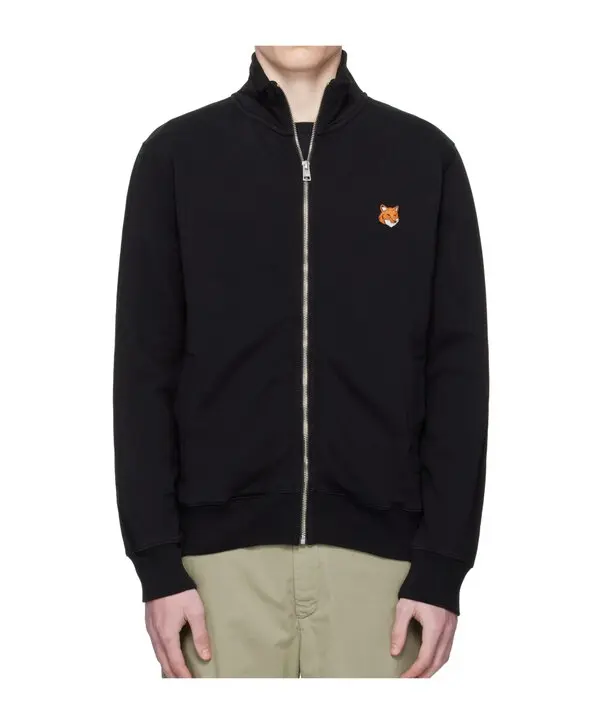 Maison Kitsuné Fox Head Zipped Regular Sweatshirt