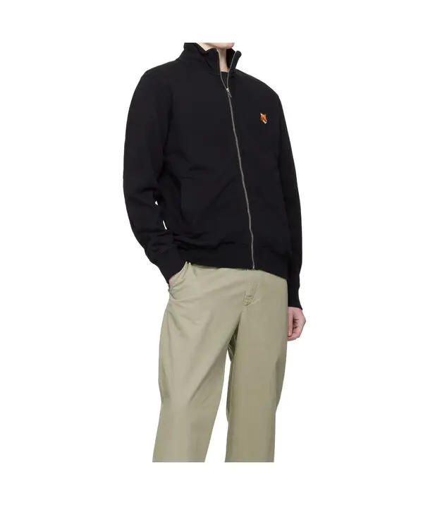 Maison Kitsuné Fox Head Zipped Regular Sweatshirt