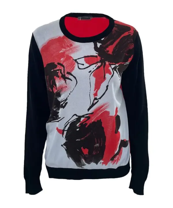 Sportmax Long-sleeved Sweater - Black