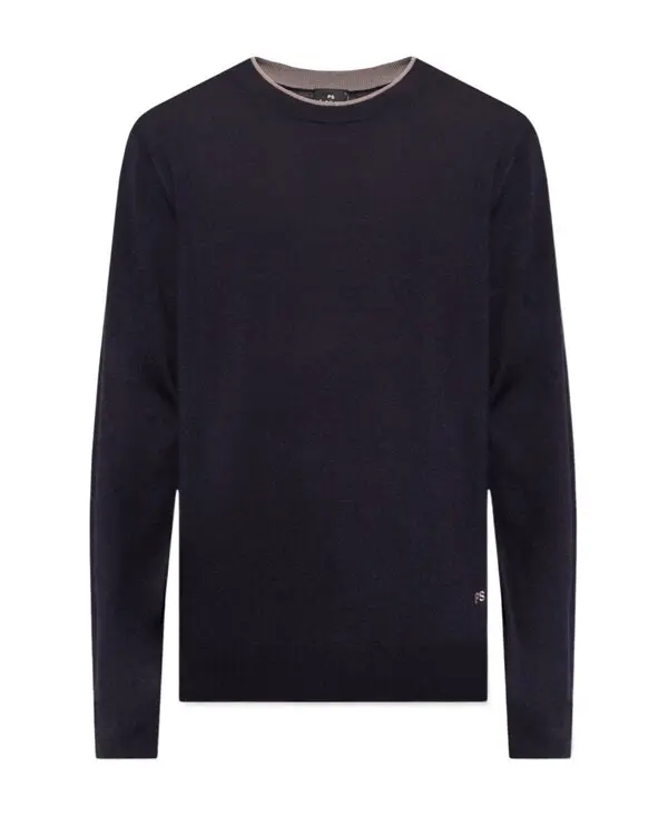 Paul Smith Embroidered Logo Crewneck Jumper