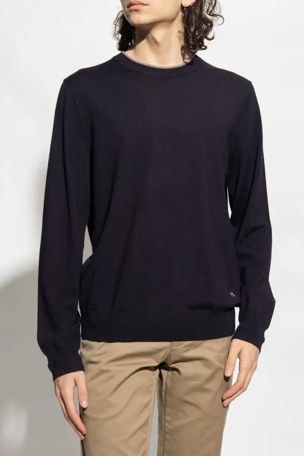 Paul Smith Embroidered Logo Crewneck Jumper